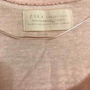 Zara | Tops | Zara Collection Basic Tshirts Pink | Poshmark